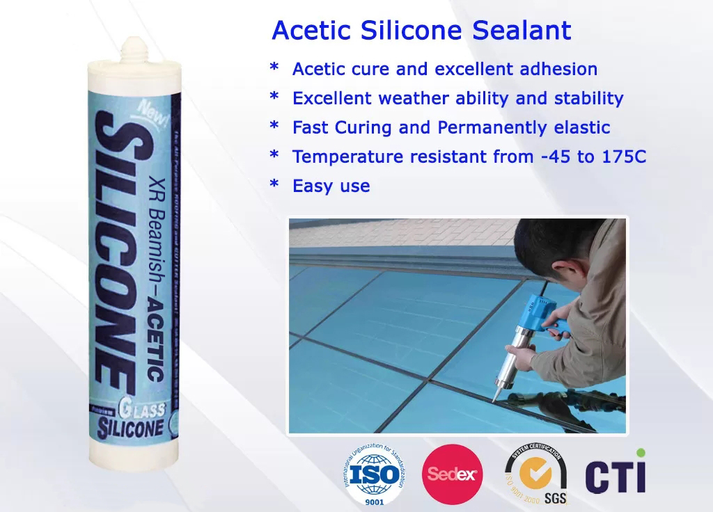 One Part Acetic Silicone Adhesive Sealant,Silicone Sealant